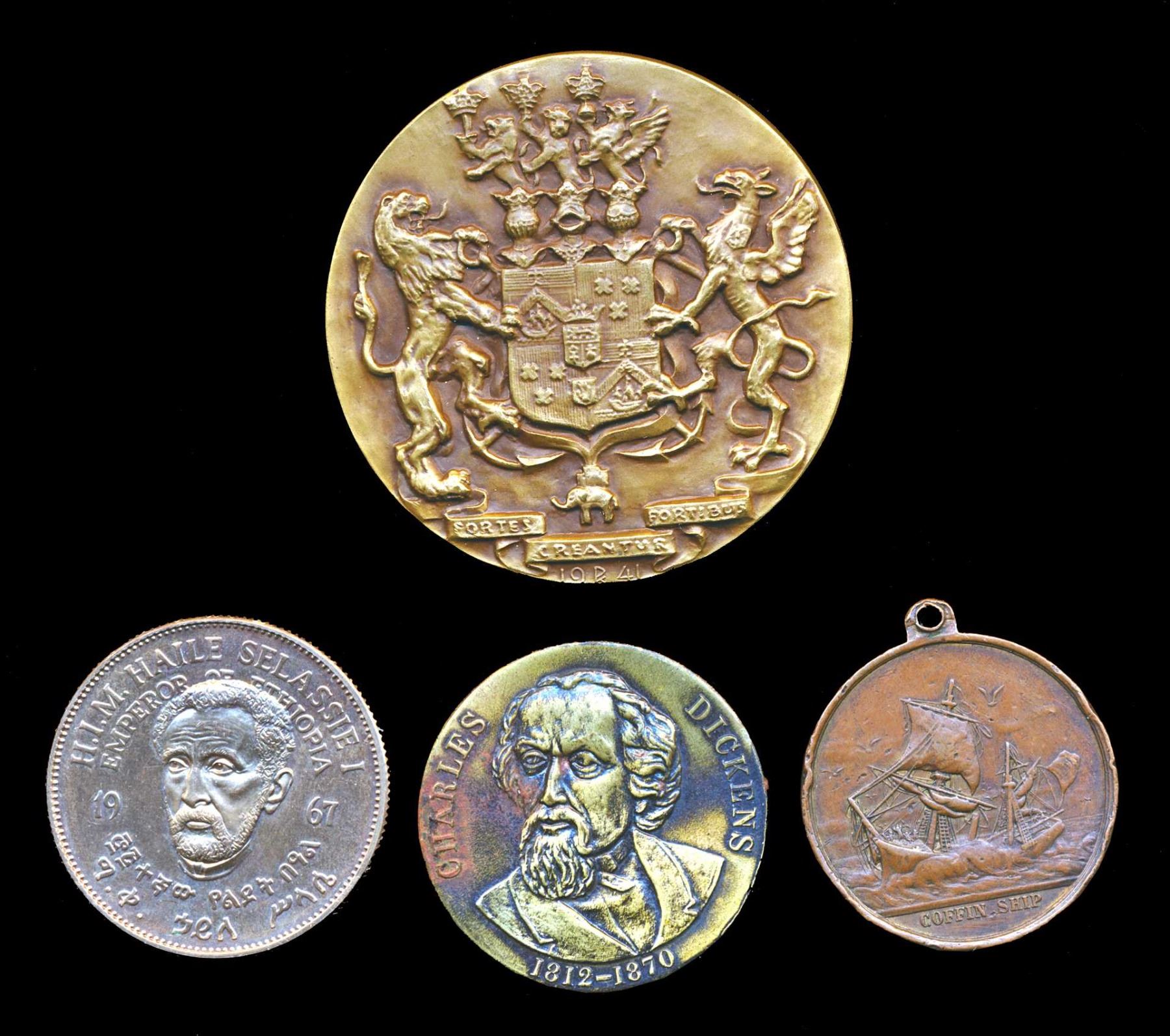 WORLD 1875-1967. A Lot of 4 Famous Men's Medals New & Used