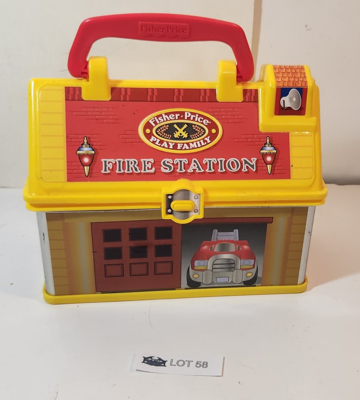 Fisher Price Play Family Fire Station Box