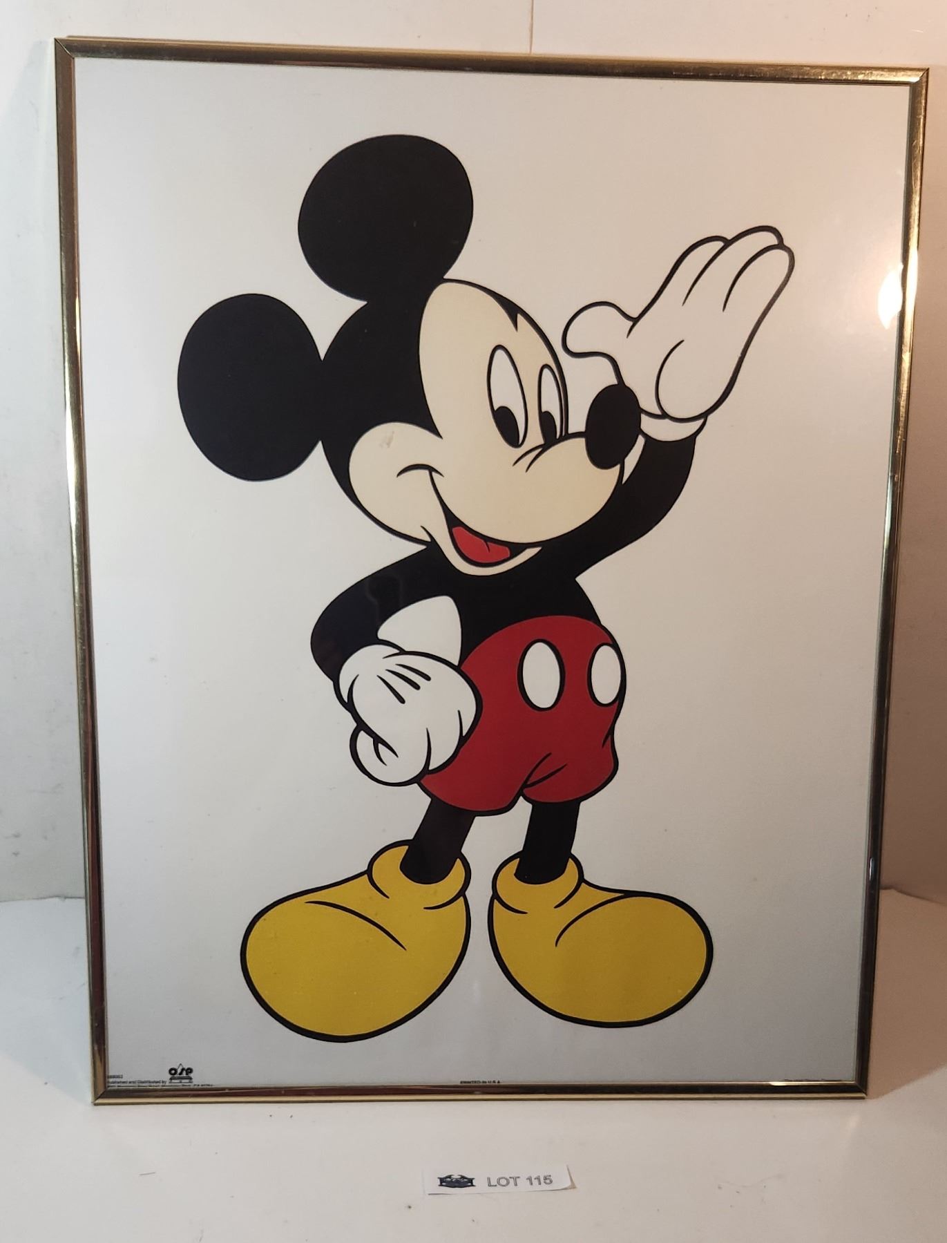 Mickey Mouse Poster 16” x 20”
