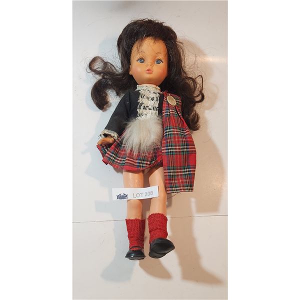 Vintage Regal Toys Scottish Style Doll 16”