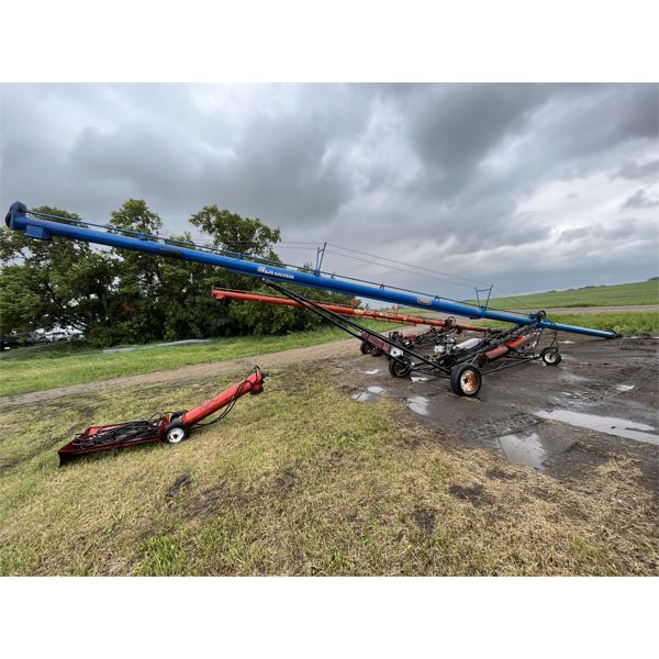 Brandt 50ft Grain Auger, 25HP Kohler Motor, Hyd Mover, Electric Clutch ...