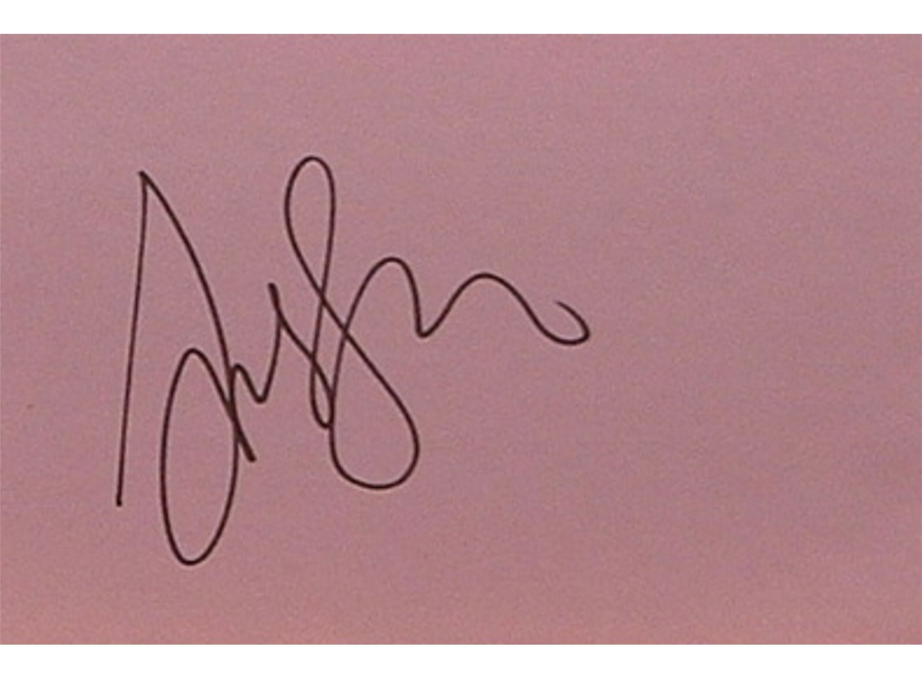 Sopranos Lorraine Bracco signature slip