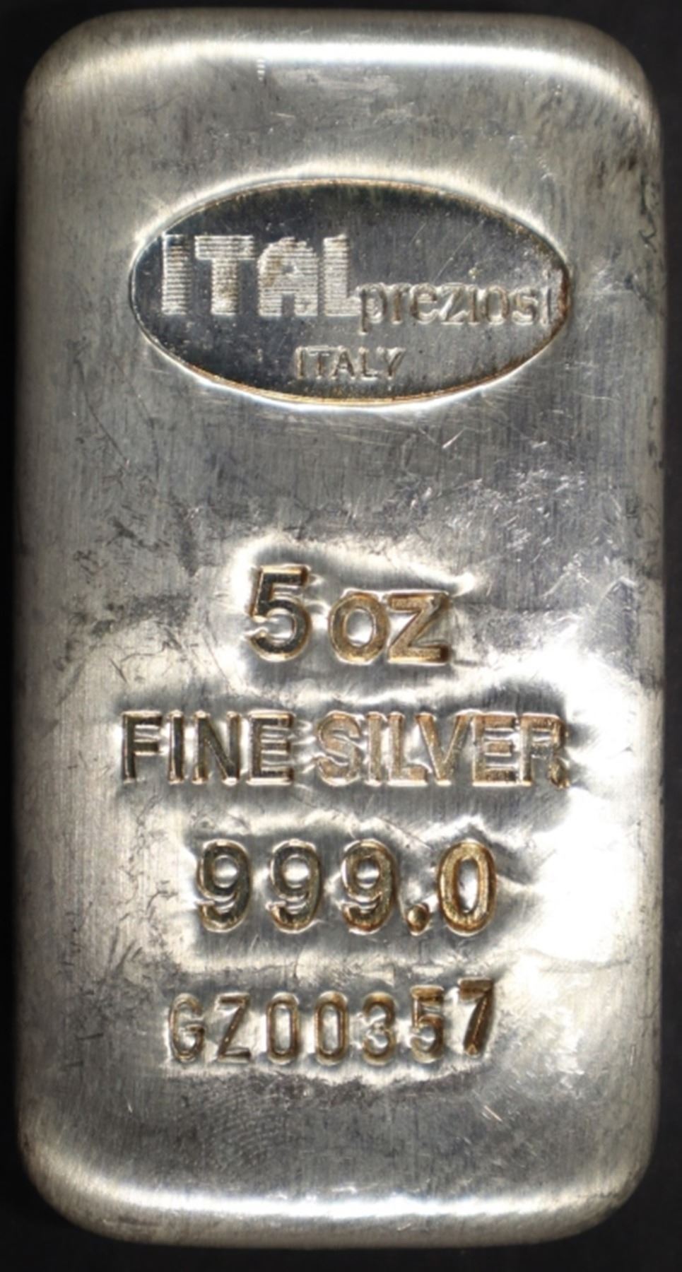 FIVE OZ .999 SILVER BAR