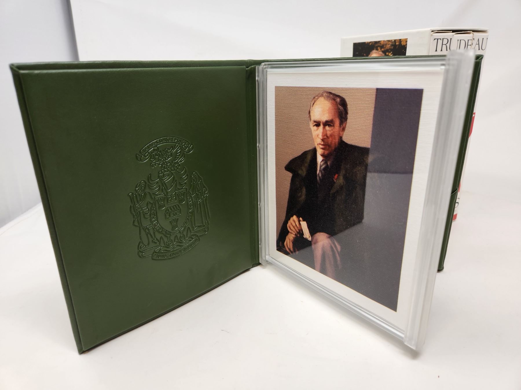 Pierre Trudeau VHS and Collectible Stamp Set