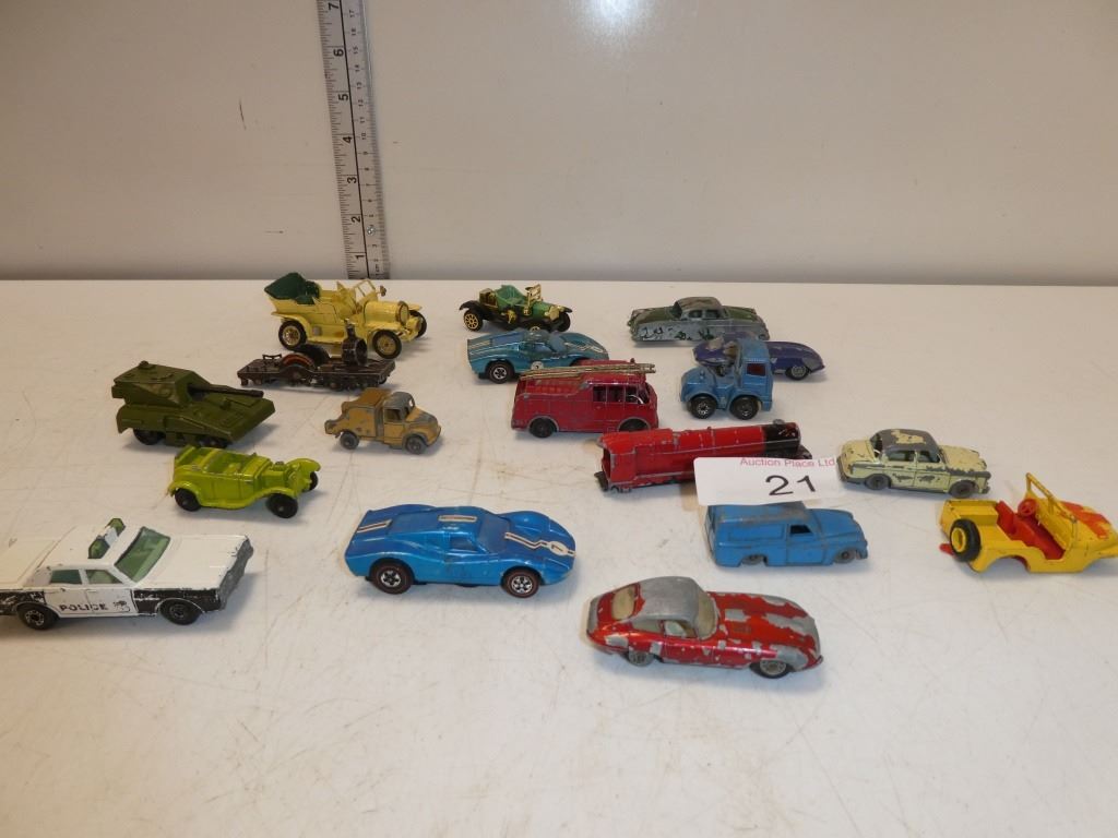 vintage mini toy cars