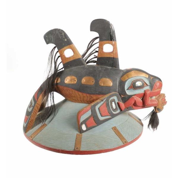Don Lelooska (Kwakwaka'wakw 1933-96) Potlatch Hat