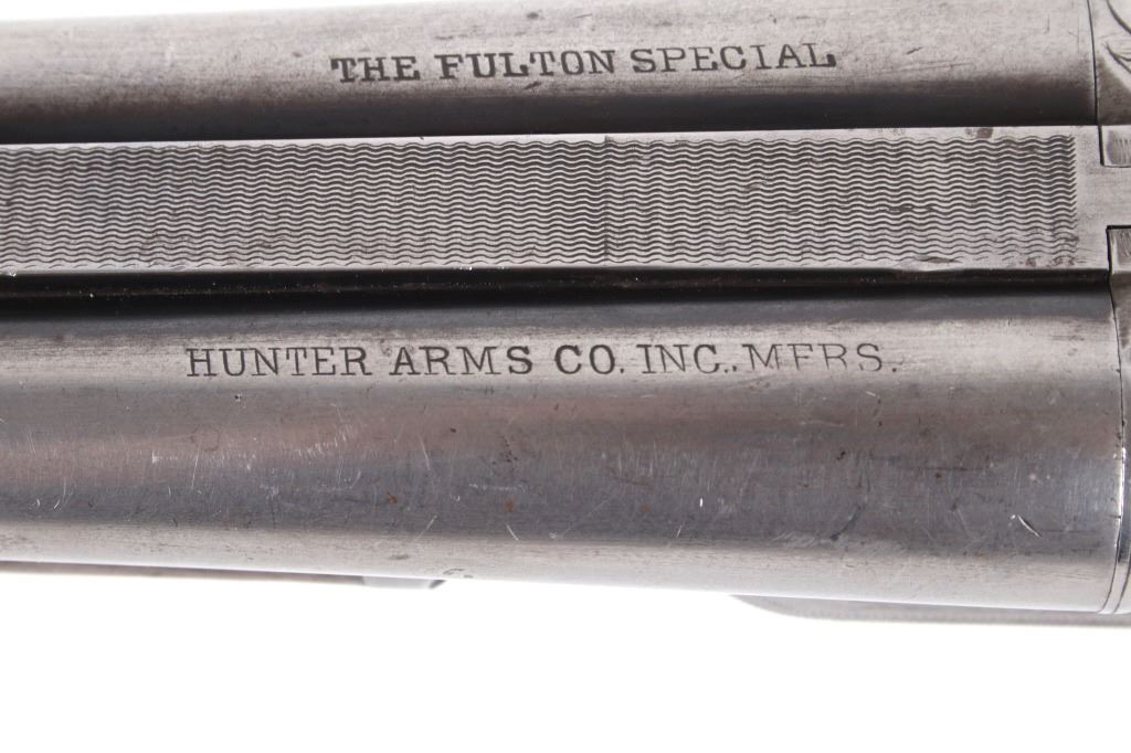 Hunter Arms Fulton Special Etched 12GA SxS Shotgun