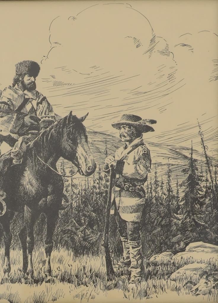 MT Artist Jack Hines (1923-2015) Framed Prints (2)