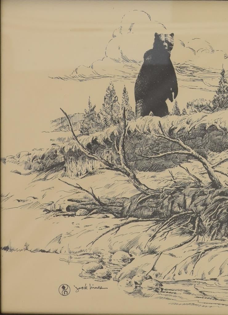 MT Artist Jack Hines (1923-2015) Framed Prints (2)