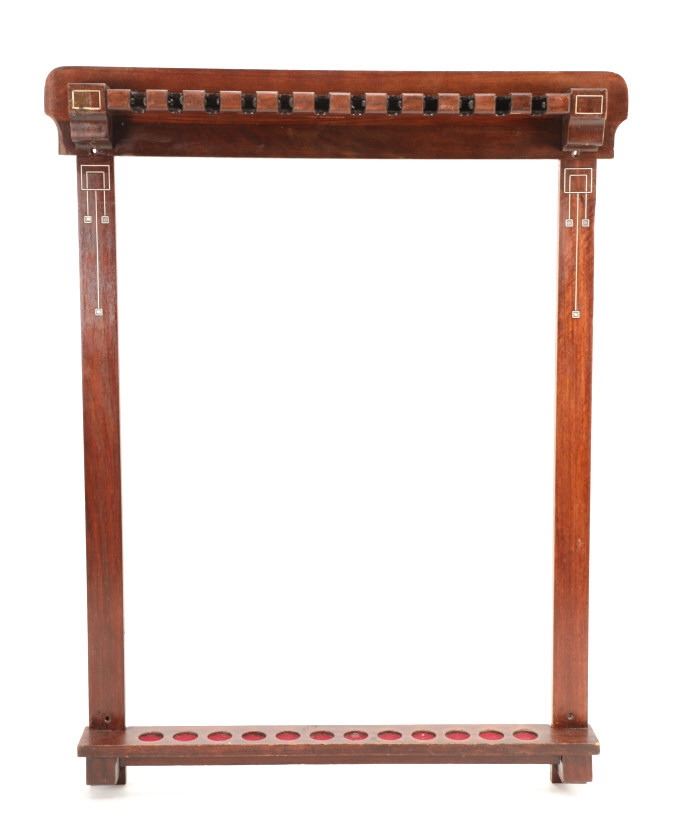 Brunswick Balke Collender Pool Cue Rack c. 1800's