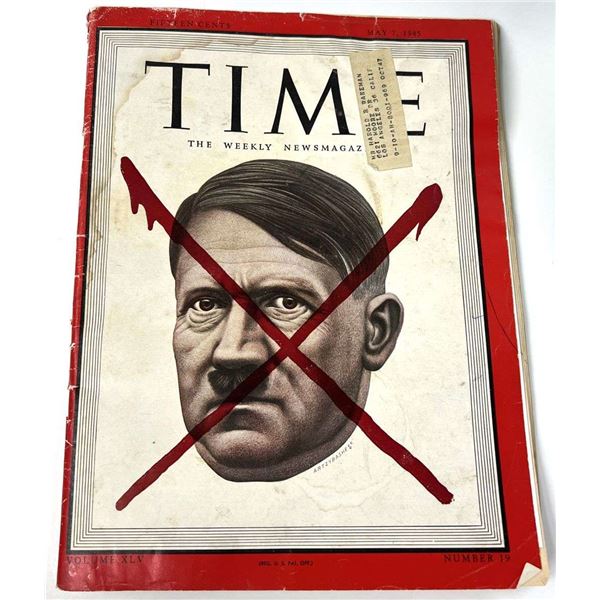 Rare May 7, 1945 Hitler TIME Magazine