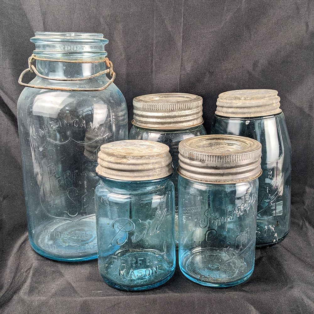 Lot of 5 Vintage Jars