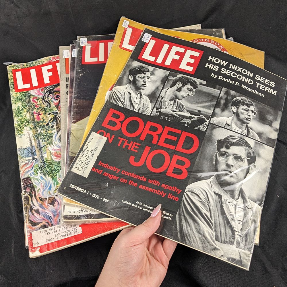 Lot of 10 Vintage Life Magazines