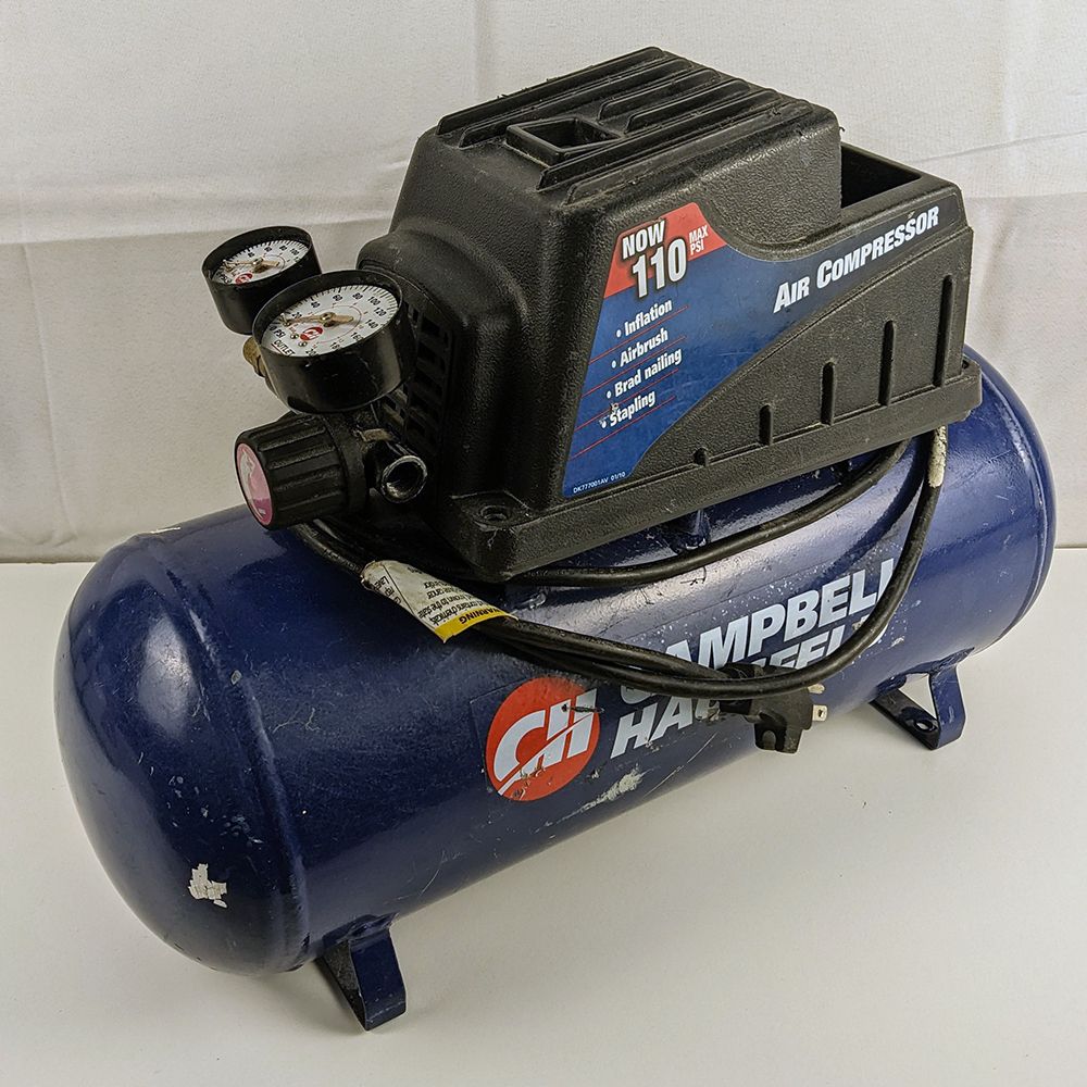 Working Campbell Hausfeld Air Compressor 110 Max PSI