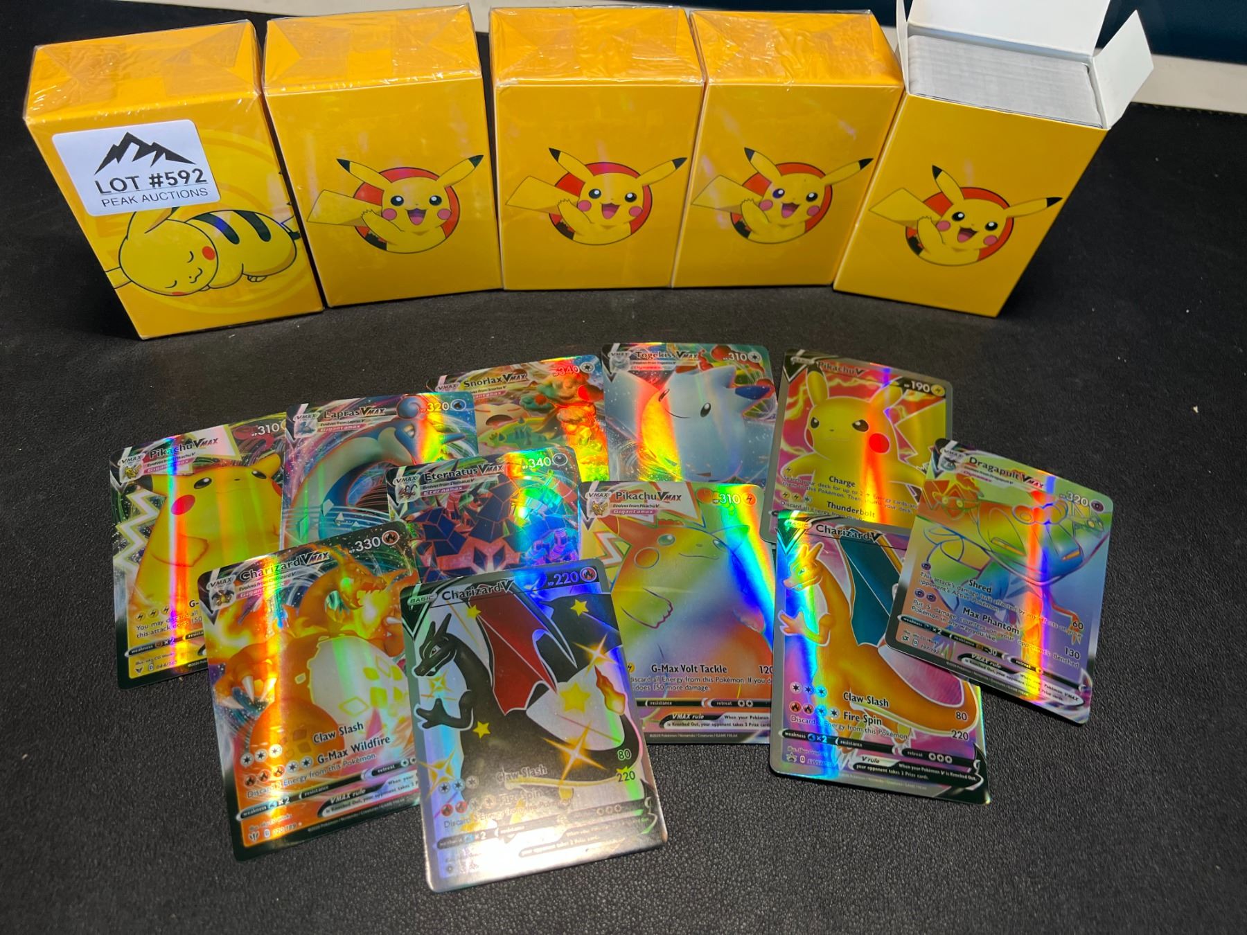 Lot of 5 Packs of Pokemon Cards - Fan Art Foil Cards