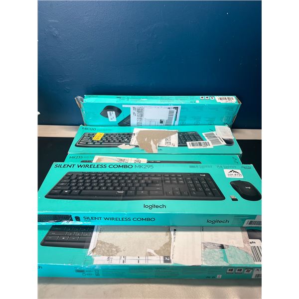 Lot of 5 Logitech Keyboards - Used