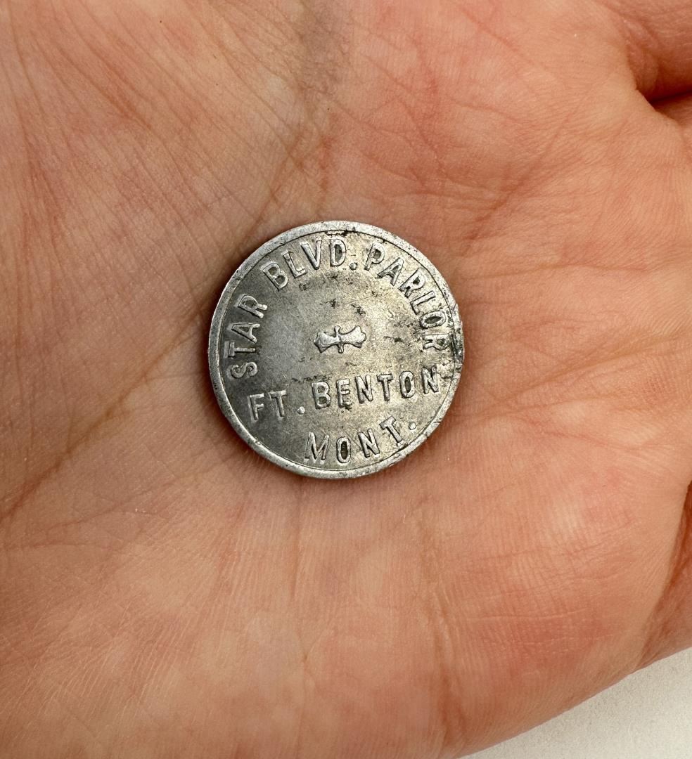 Star Blvd. Parlor Fort Benton Montana Trade Token