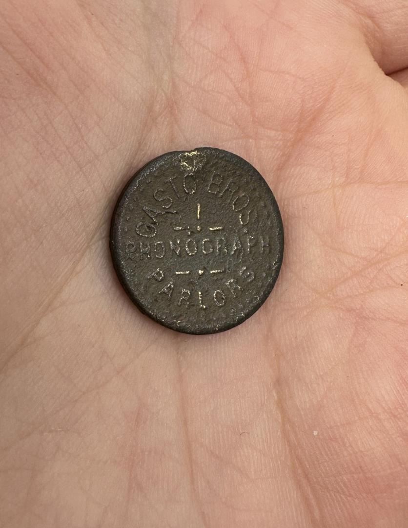 Casto Bros Phonograph Parlors Butte Montana Token
