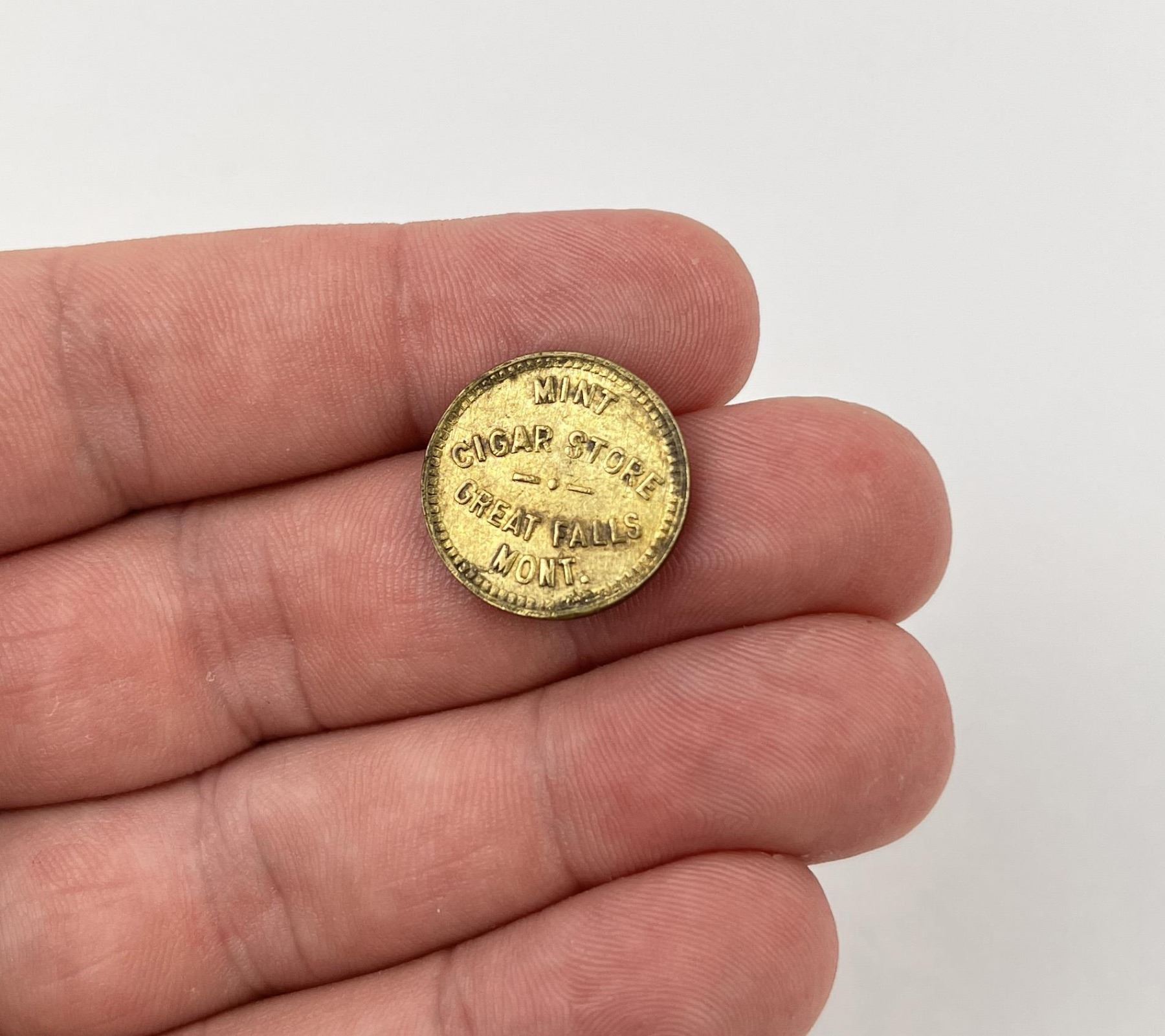 Mint Cigar Store Great Falls Montana Trade Token