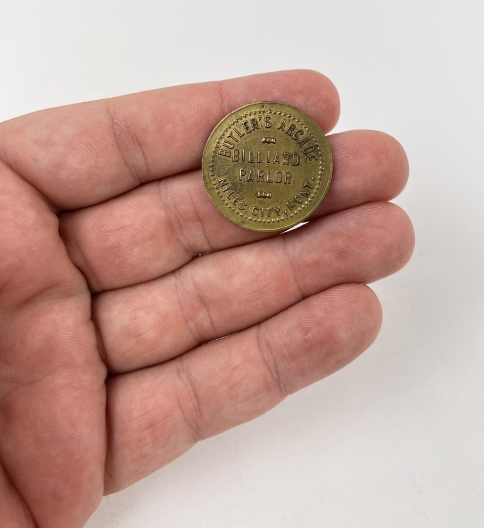 Butler's Arcade Miles City Montana Trade Token