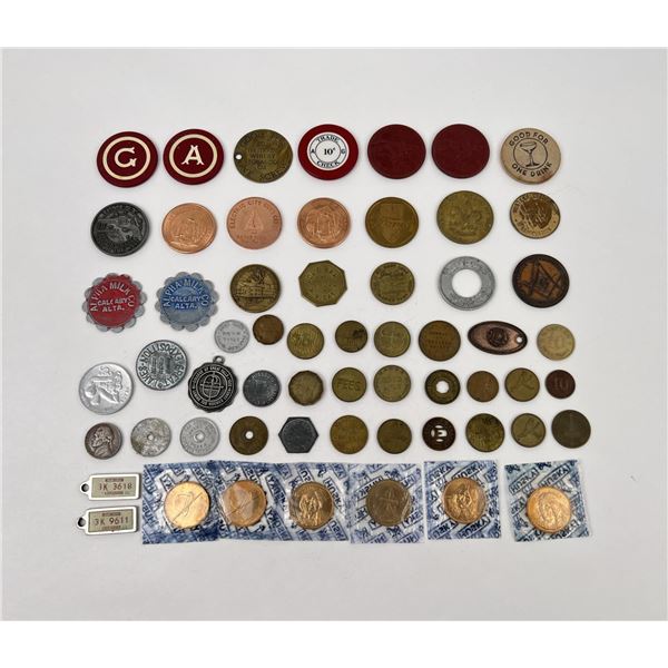 Collection of Trade Tokens