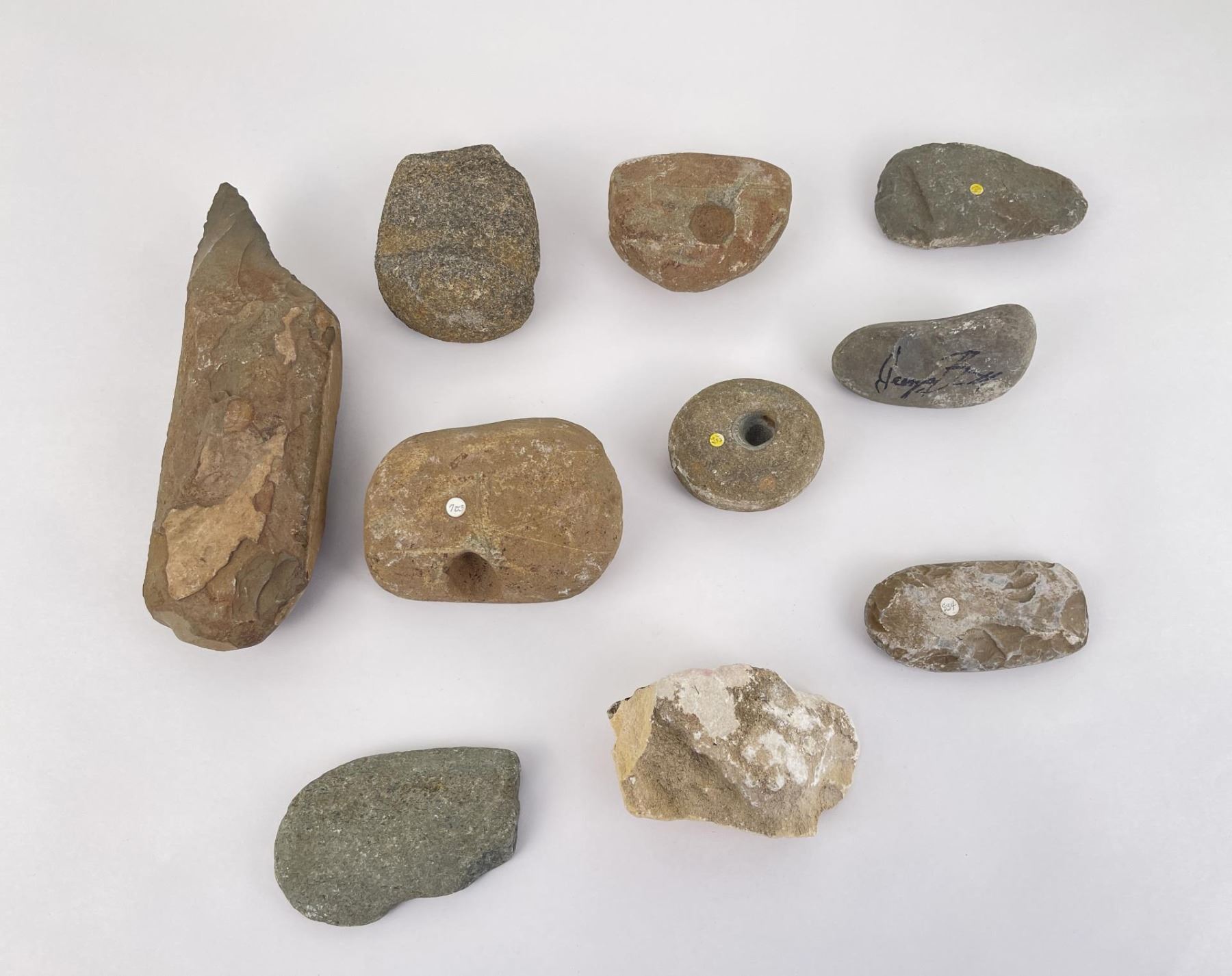 Ancient Native American Indian Nutting Stones
