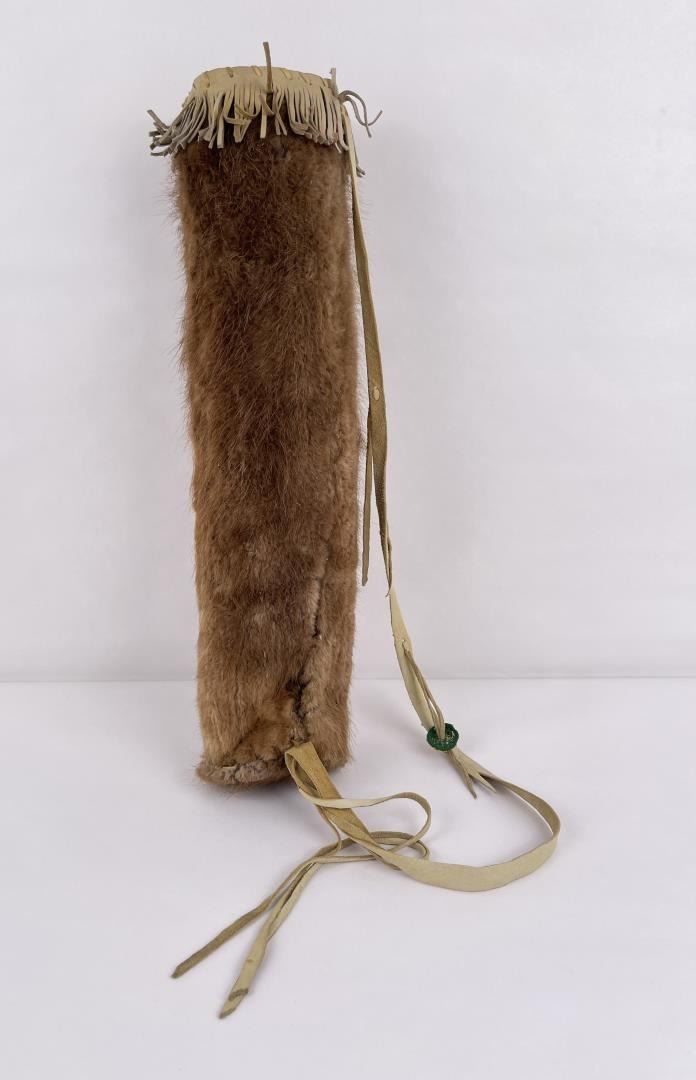 Metis Cree Indian Beaver Hide Quiver