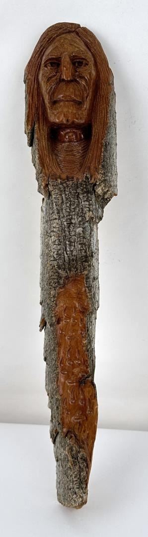 Edward Lewis Montana Cottonwood Carving