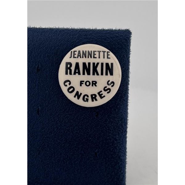 Jeannette Rankin Congress Montana Campaign Pin