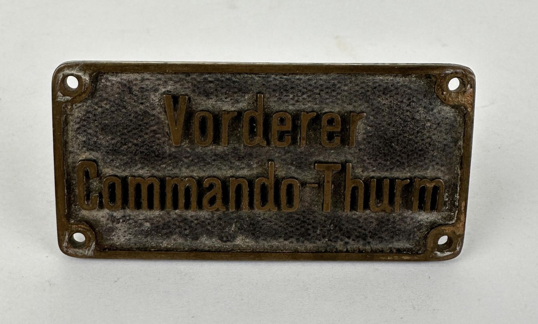 WW2 German Brass Data Plate