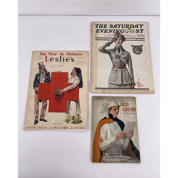 WW1 WWI Lot of Red Cross Magazines