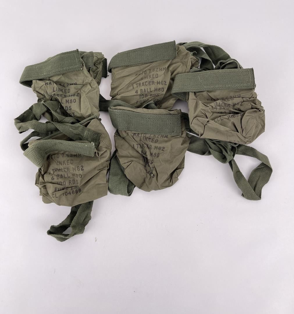 Vietnam War M16 Machine Gun Ammo Bandoleers