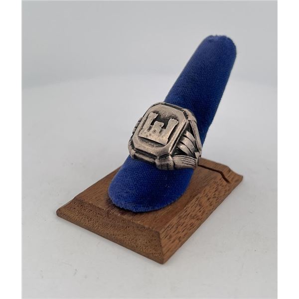 WW2 Sterling Silver Corps of Engineers Ring