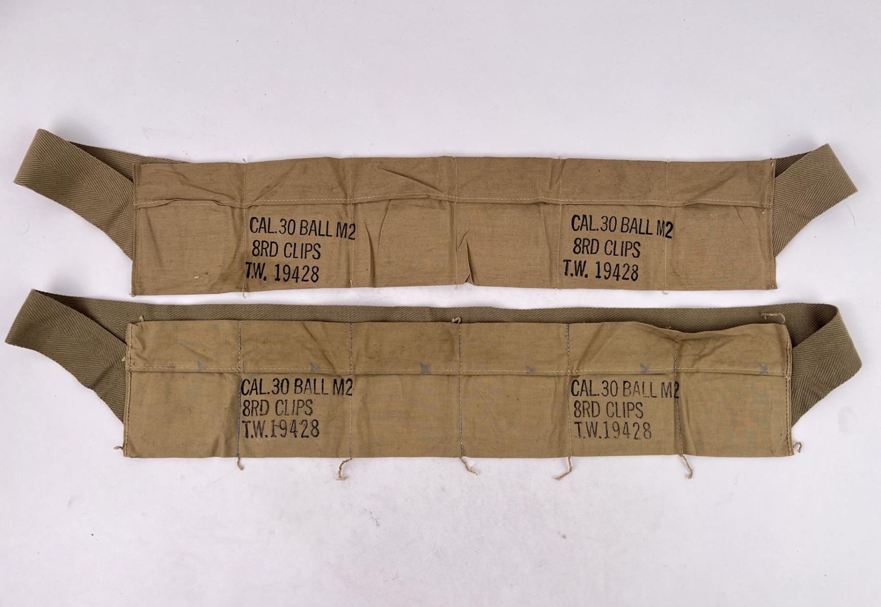 WW2 M1 Garand Bandoleers