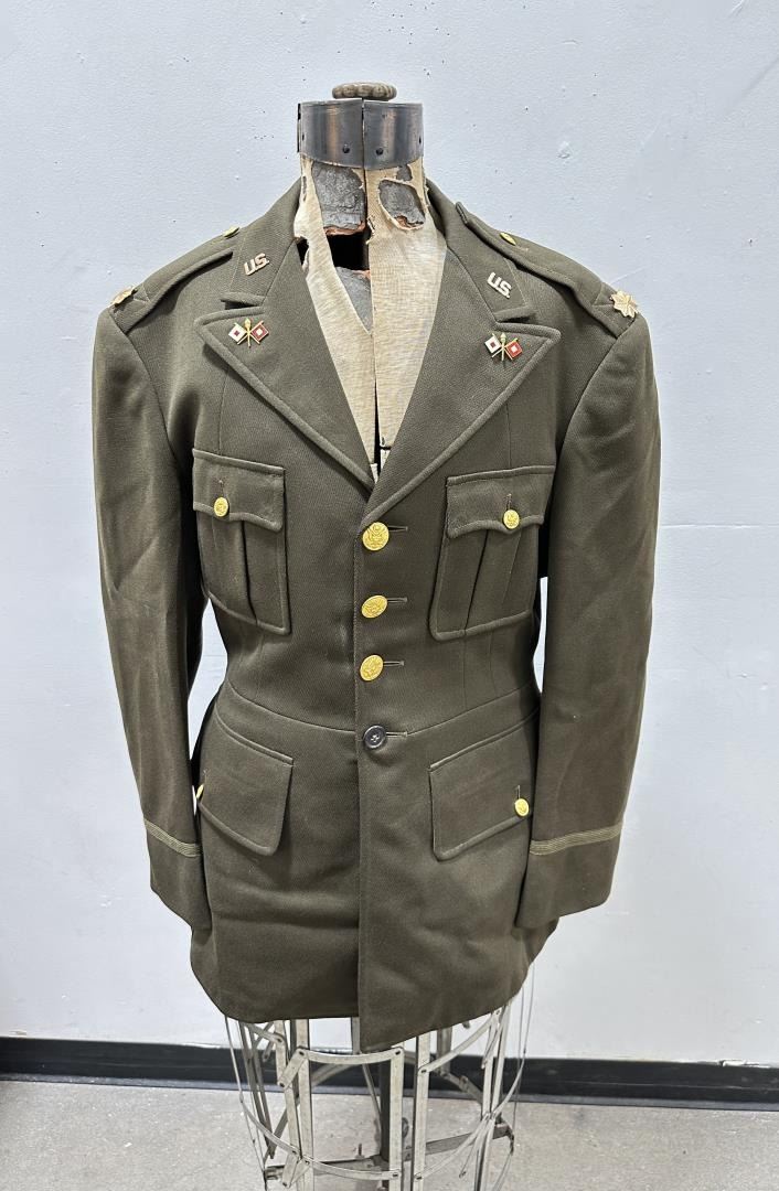 WW2 Officers Coat with Insignia
