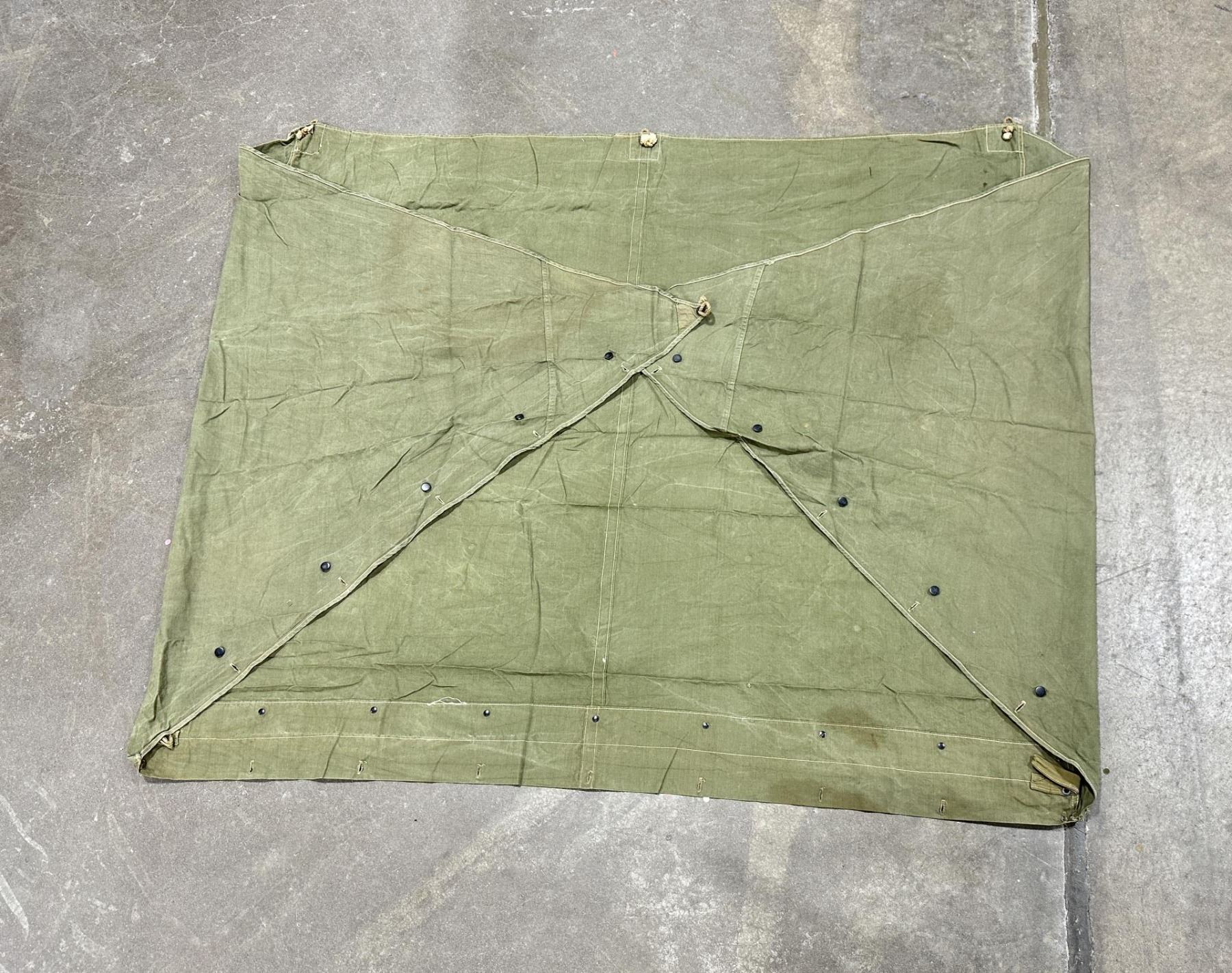 WW2 US Army Green Shelter Half