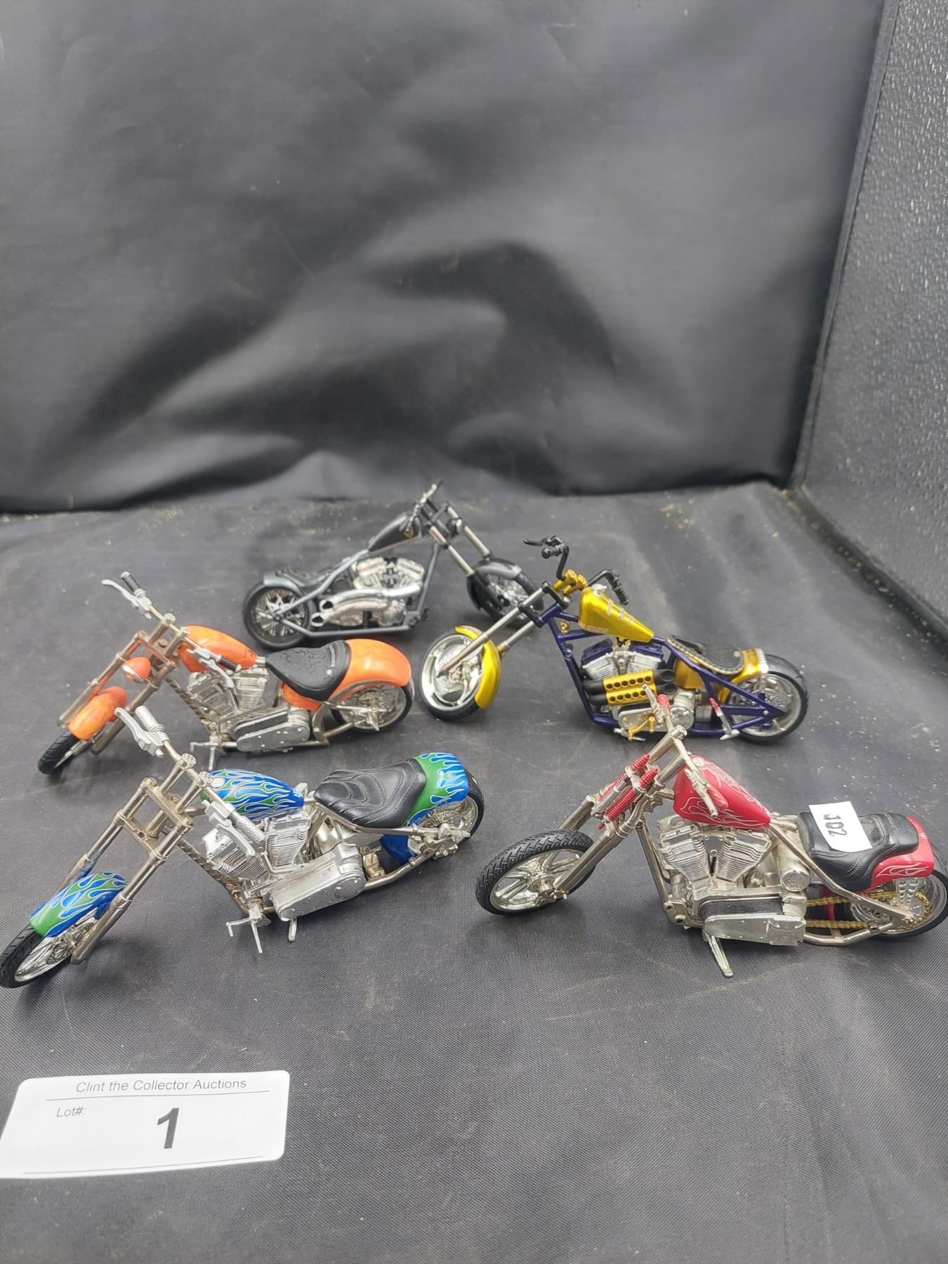 Collection of Die Cast Motorcycles