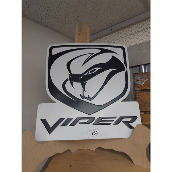 Metal Viper Sign