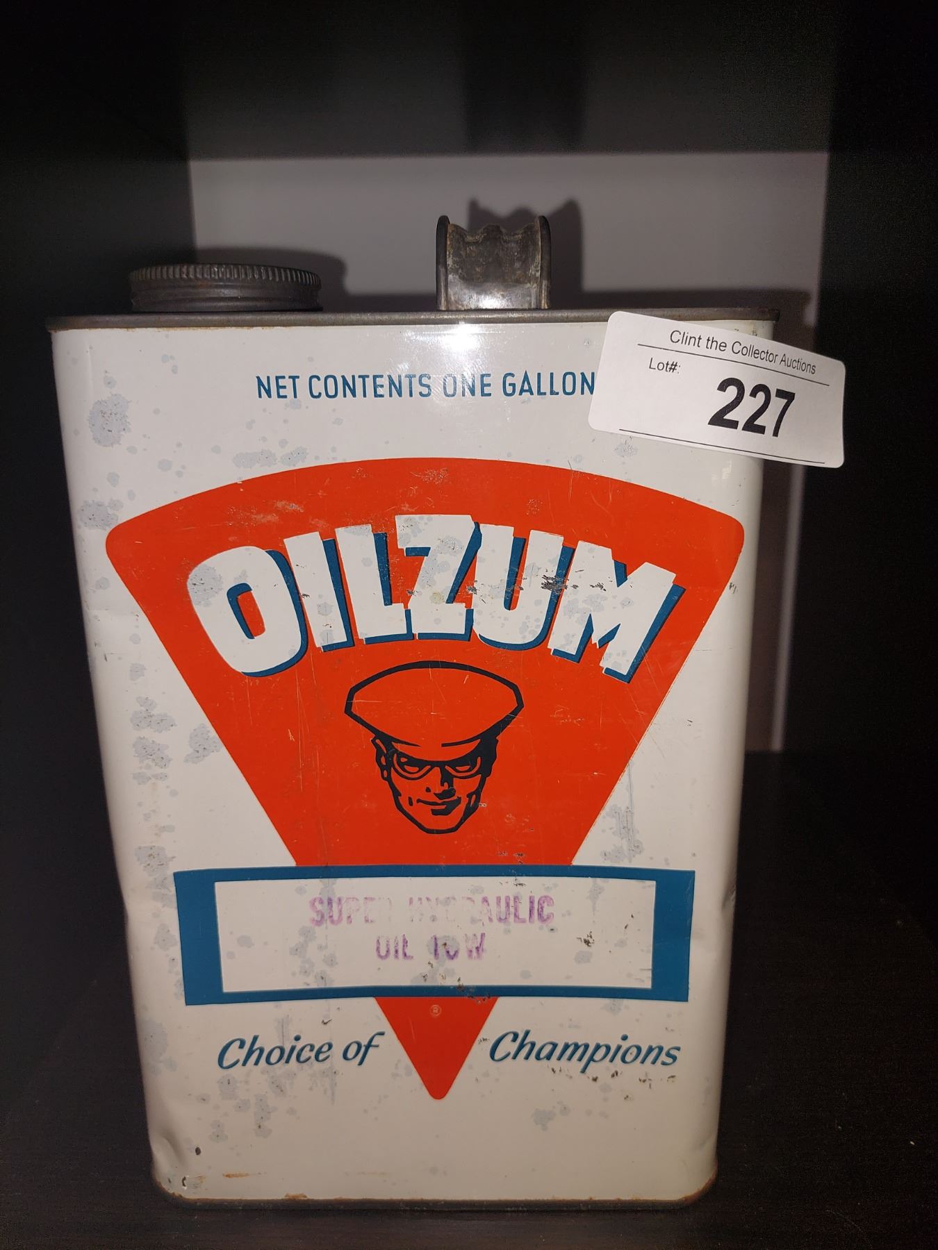 Vintage oilzum 1 Gallon Can