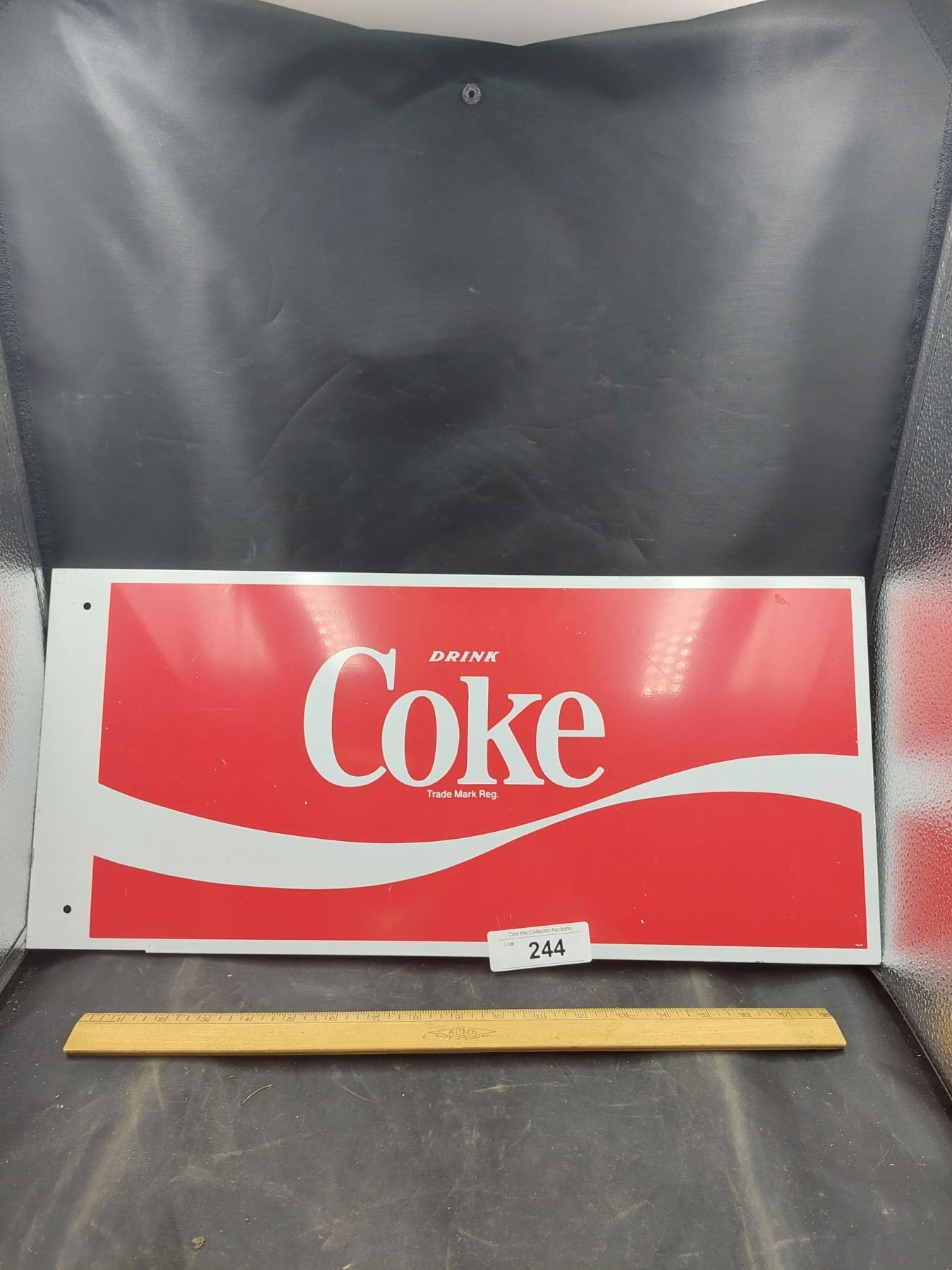 Vintage Coke Rack Sign