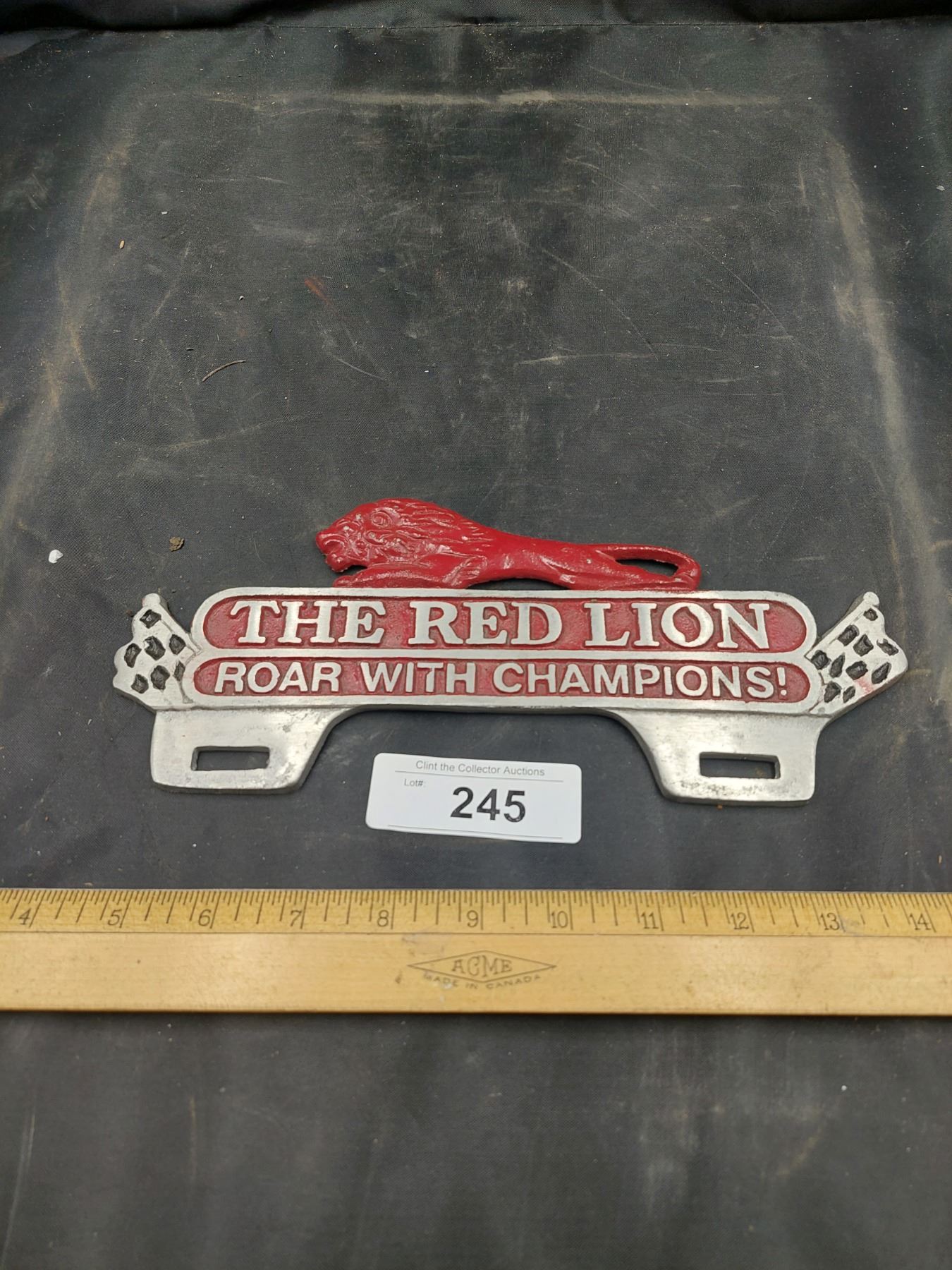 Rd Lion License Plate Topper