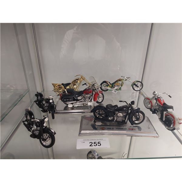 Collection Of Toy Motorcycles