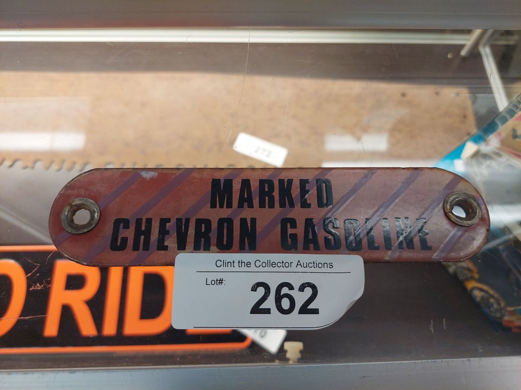 Porcelain Gas Pump Tag