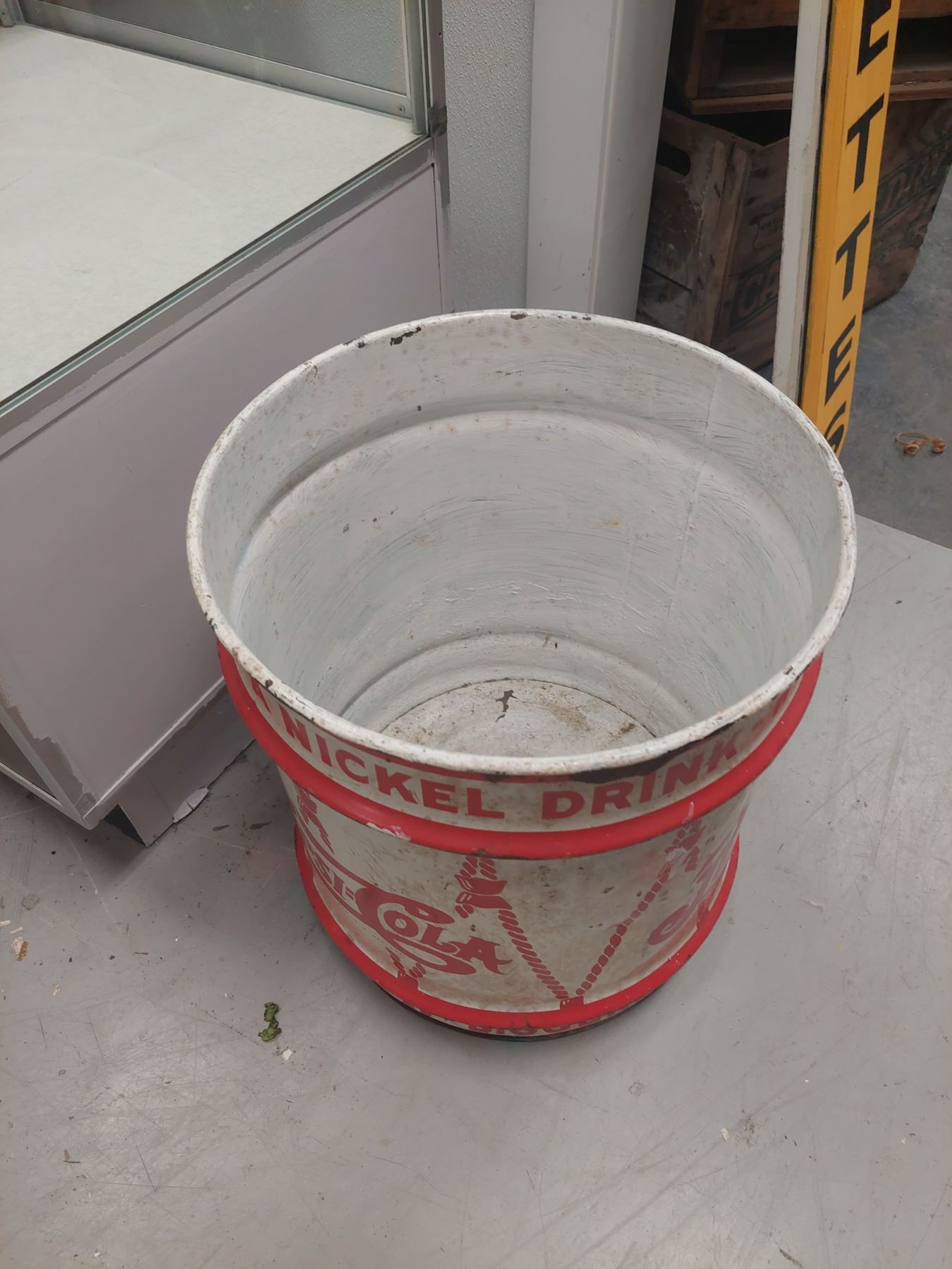 Rare Double Dot Pepsi Syrup Pail