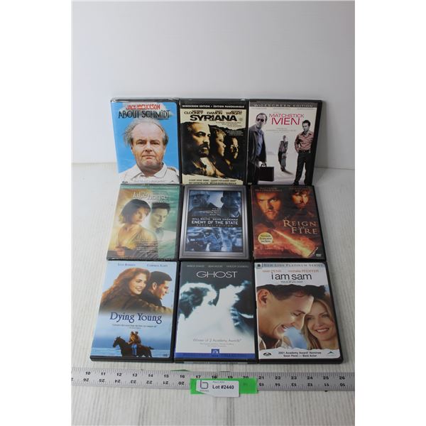 9 Assorted Dvds Romance Drama Bodnarus Auctioneering