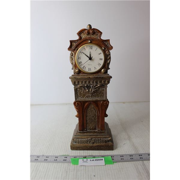Small Grandfather Clock Working Bodnarus Auctioneering