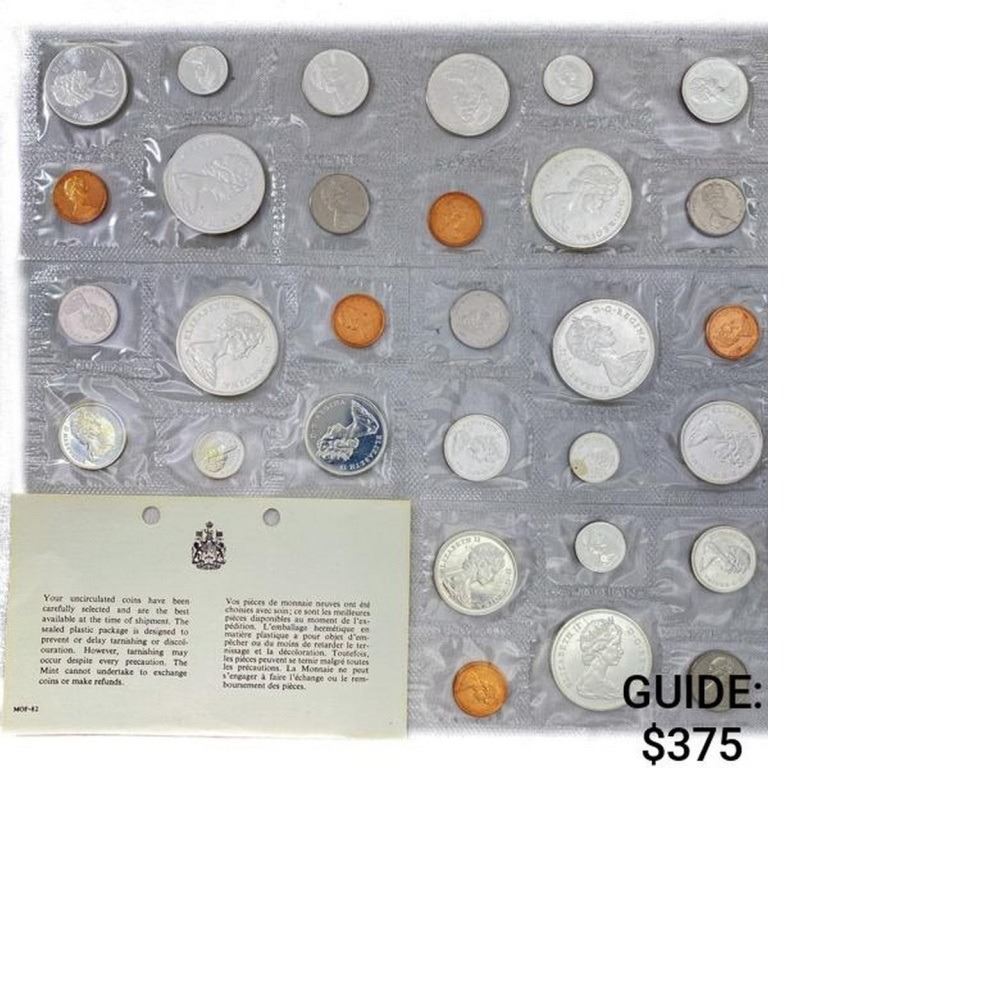 1965 Canada Proof Silver Coin Sets (30 Coins)
