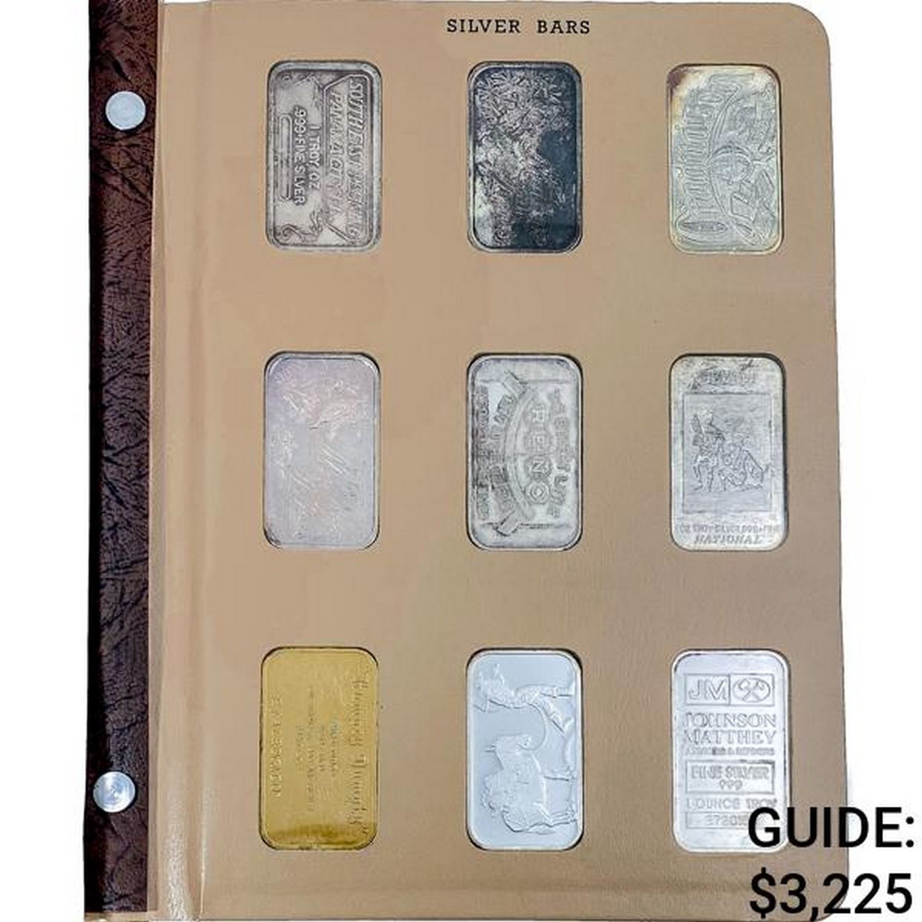 1oz Silver Bar Book (35 Items)