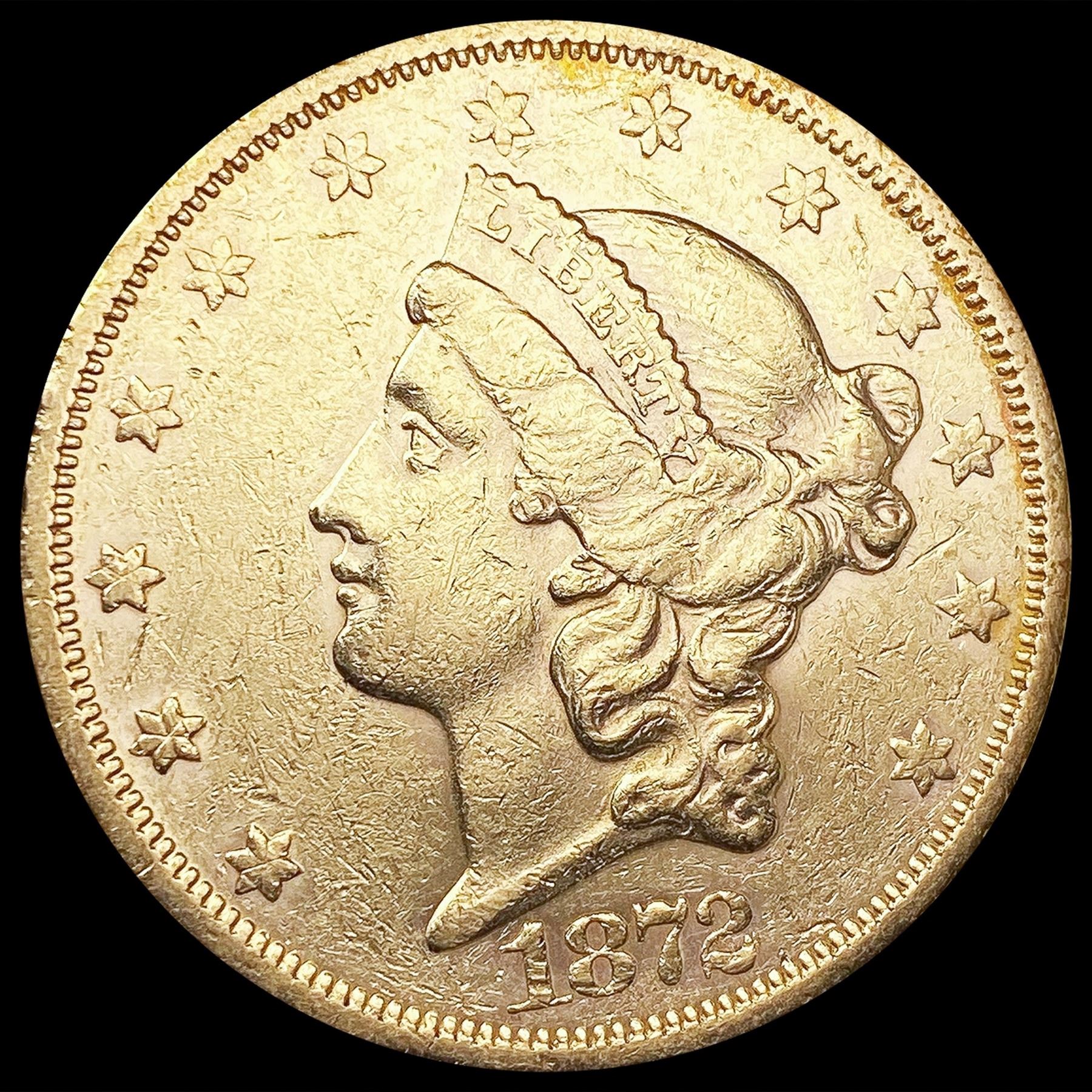 1872-S $20 Gold Double Eagle UNCIRCULATED