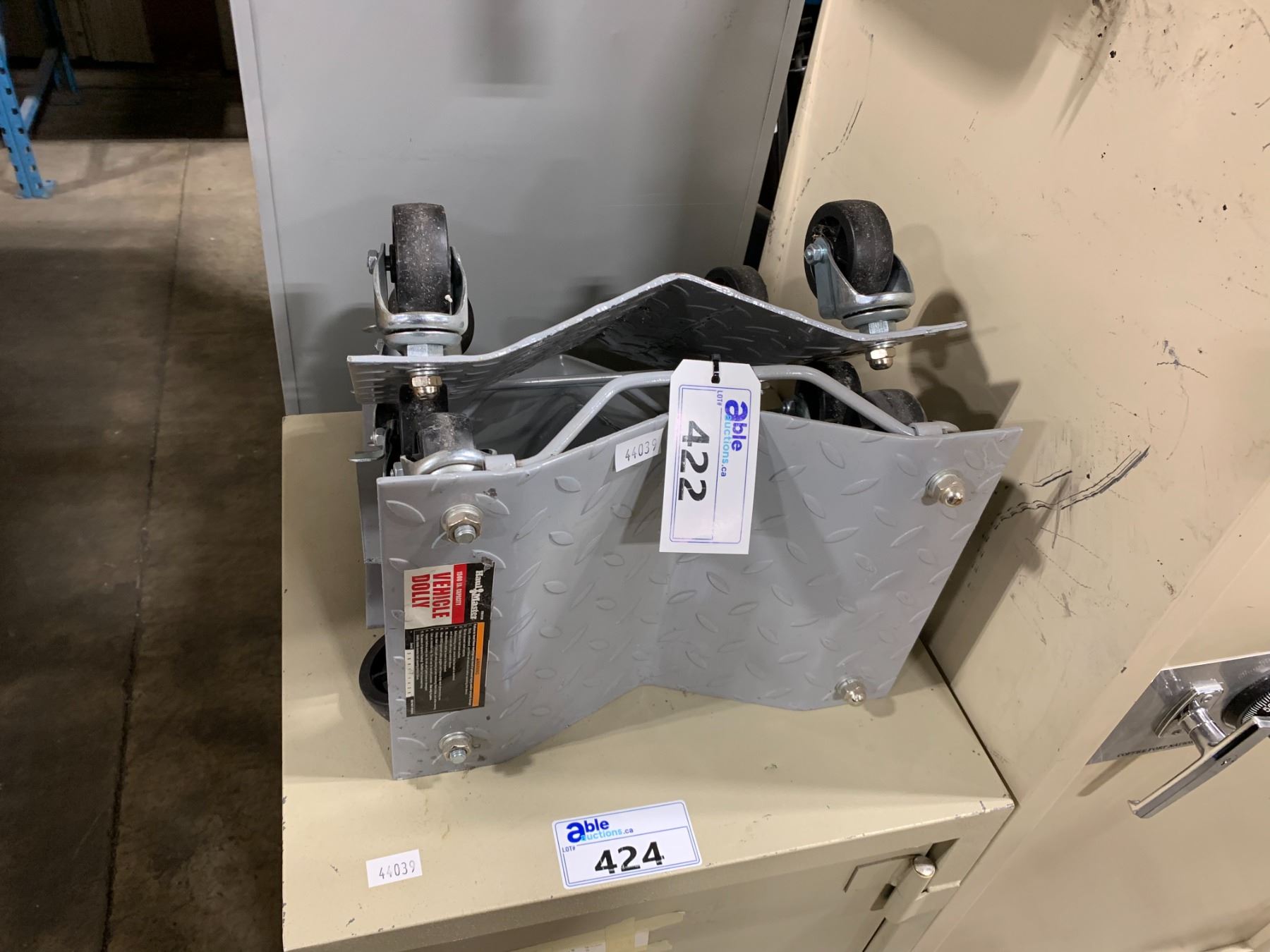 4 Haul Master 1500 Lbs Capacity Vehicle Dollies Able Auctions